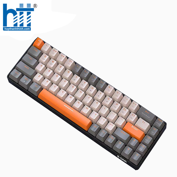 BÀN PHÍM CƠ GAMING KHÔNG DÂY EDRA EK368L ALPHA BLUE SWITCH (BLUETOOTH/2.4G)